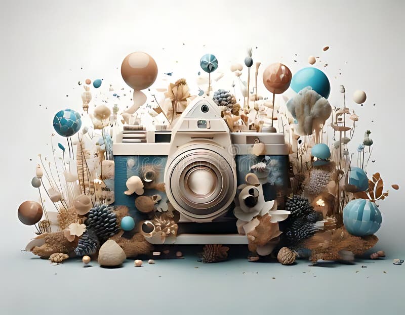 A Camera Artfully Displays a Serene, Surreal Scene of Natural Elements ...