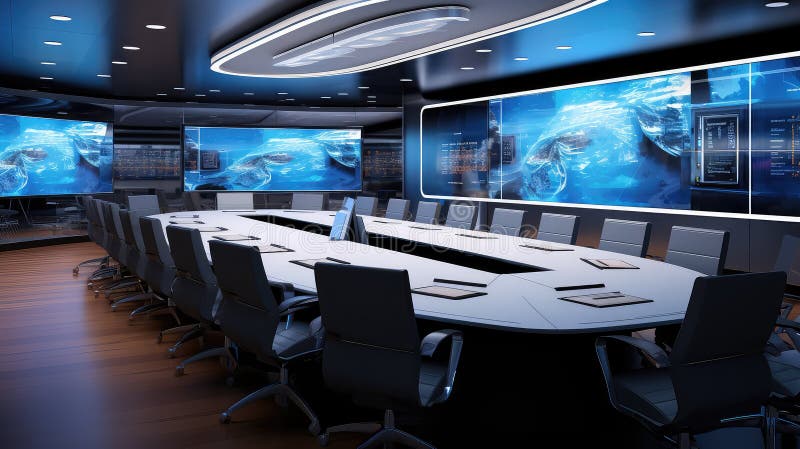 Conference Room Audio Visual Stock Illustrations – 236 Conference Room ...
