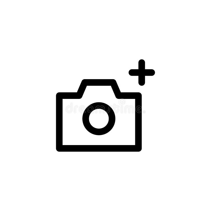 Camera Auto Mode Icon stock vector. Illustration of black - 181737808