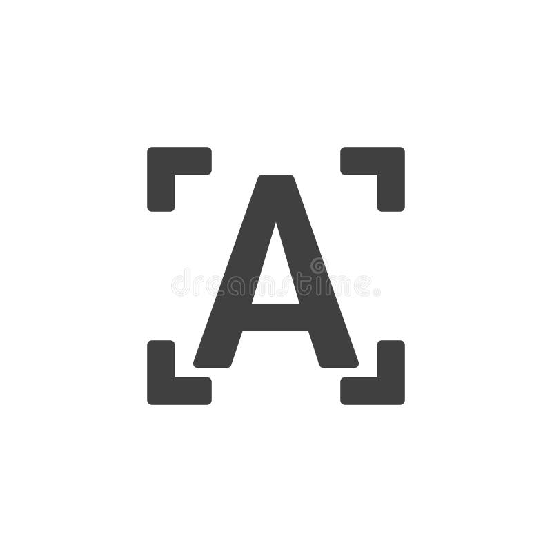 Camera Auto Mode Vector Icon Stock Vector - Illustration of glyph ...