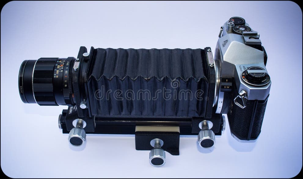 Camera and bellows editorial stock image. Image of bellows - 89324264