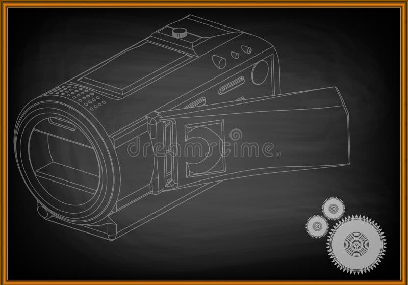 Camera Technical Drawing Stock Illustrations – 450 Camera Technical ...
