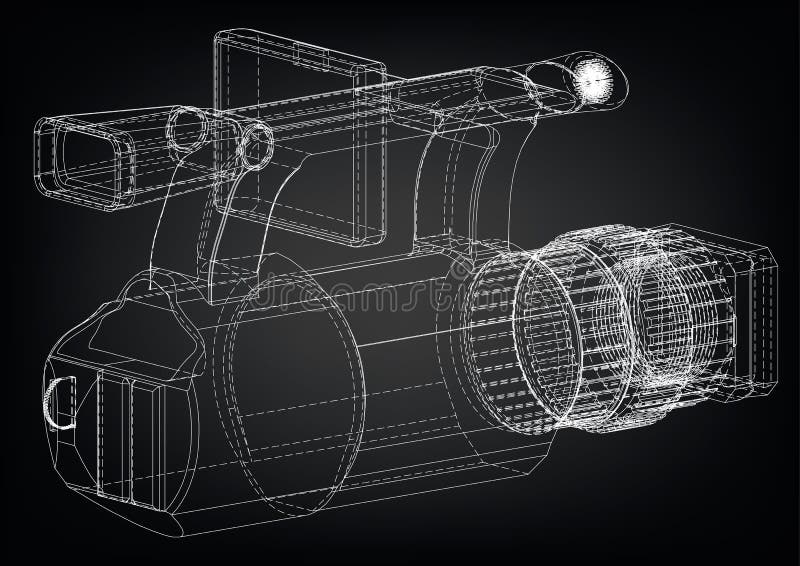 Camera Technical Drawing Stock Illustrations – 454 Camera Technical ...
