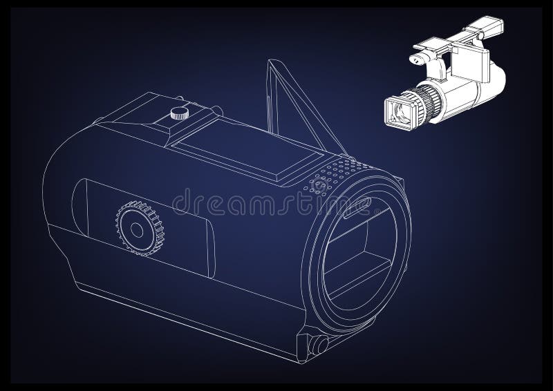 Camera Technical Drawing Stock Illustrations – 454 Camera Technical ...