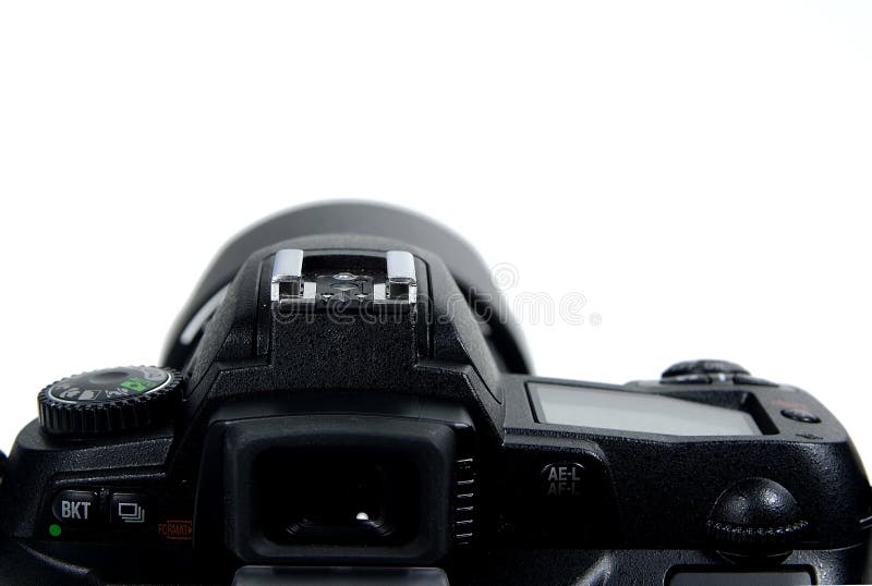 Camera Body stock image. Image of hotshoe, shutter, aperature - 53457