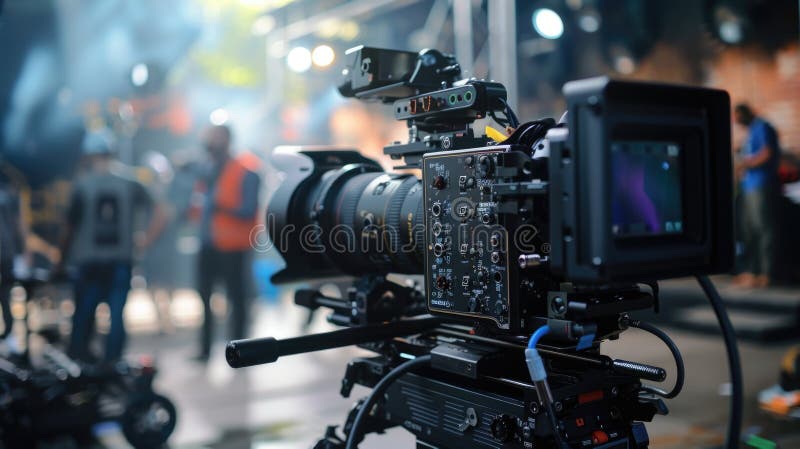 A Camera with a Built-in Video Camera Attachment, Suitable for ...