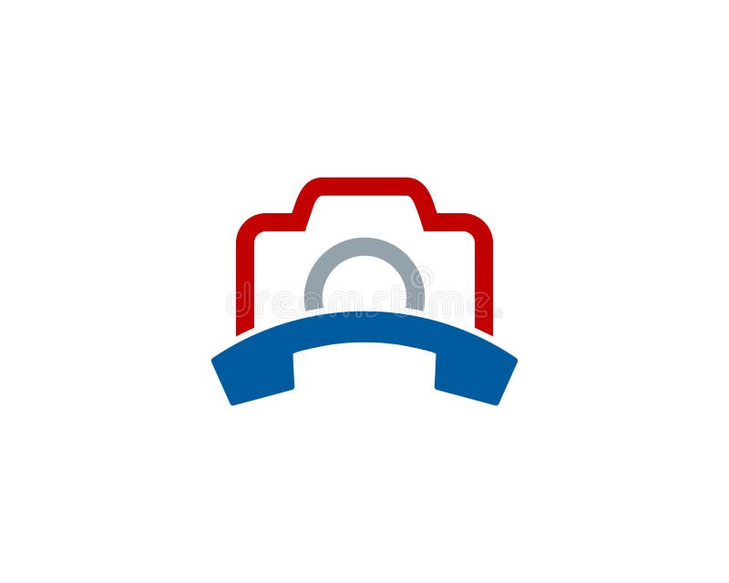 Camera Call Icon Logo Design Element Stock Vector - Illustration of ...