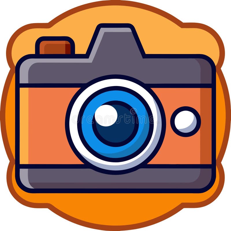 Camera Cartoon Vector Icon Illustration. Object Icon Concept Isolated ...