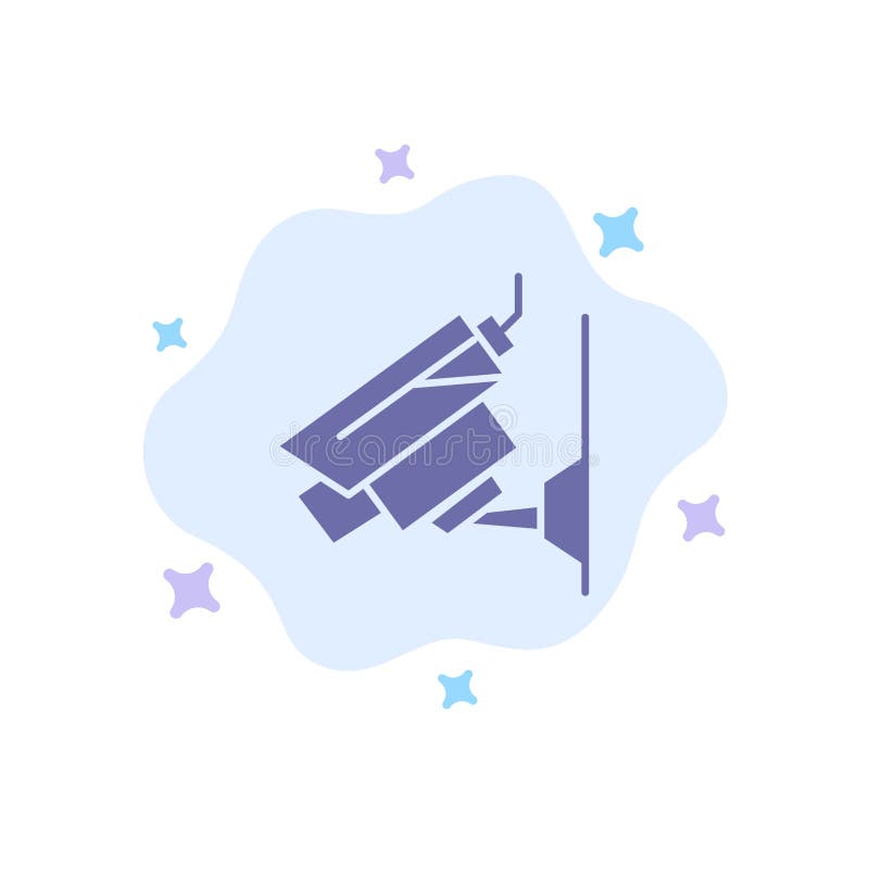 Cctv Camera Blue Background Stock Illustrations – 1,062 Cctv Camera ...