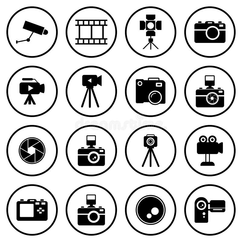 Camera, Action Camera,lens, Photography Icon Vector Design Symbol Stock ...