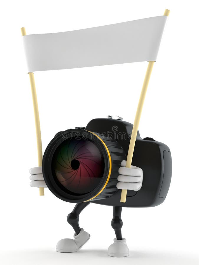 Camera Character with Thumbs Up Stock Illustration - Illustration of ...