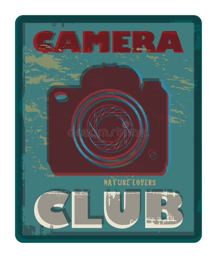 Camera Club abstract stock vector. Illustration of professional - 28583163