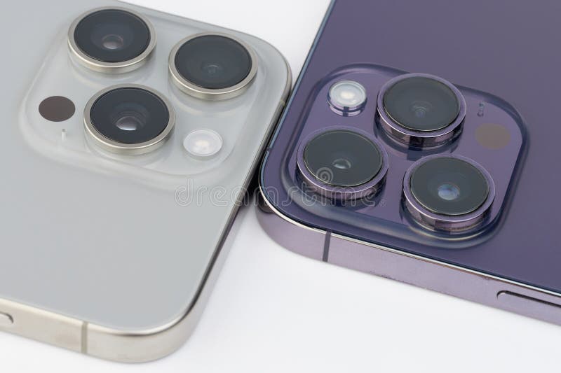 Camera Comparasion of New Iphone 15 Pro Max Editorial Stock Photo ...