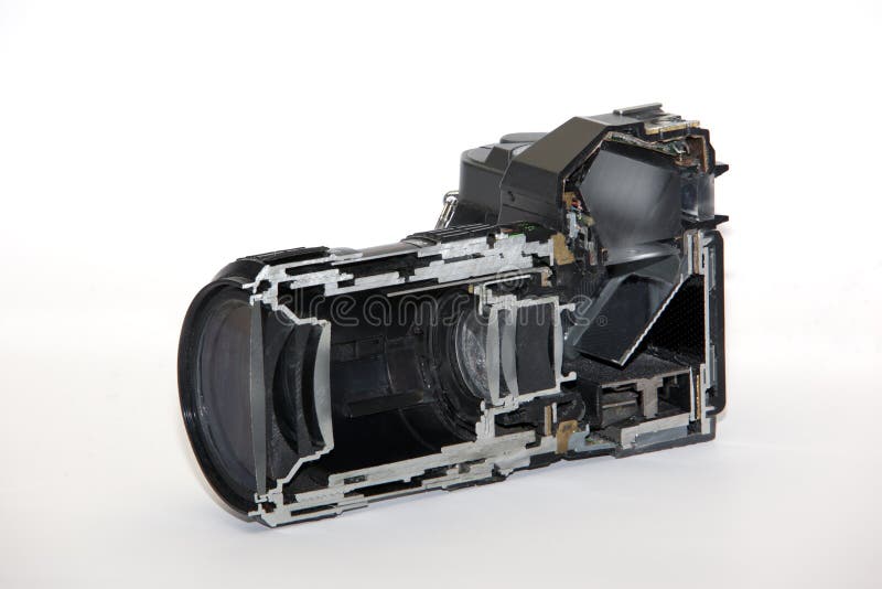 Digital Camera Cutaway stock illustration. Illustration of chip - 1765737