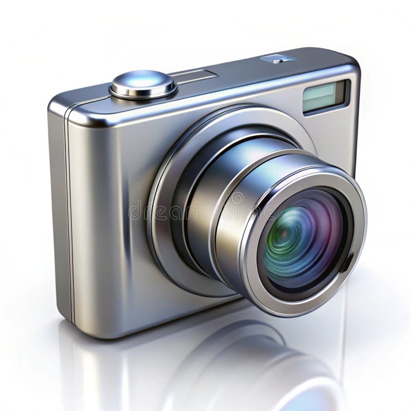 Camera 3D stock illustration. Illustration of device - 357304600