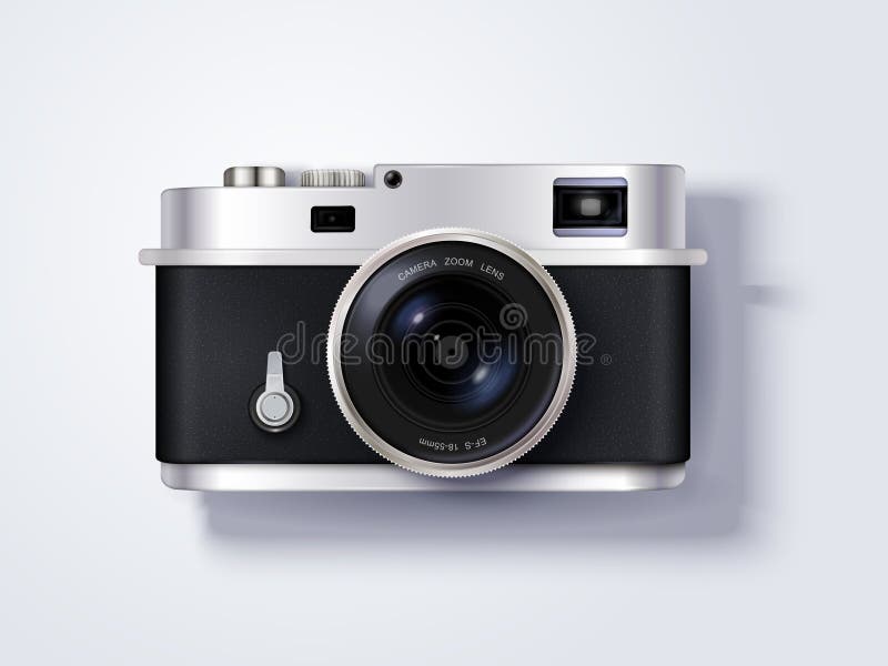 Camera design stock vector. Illustration of focus, electronic - 96448383