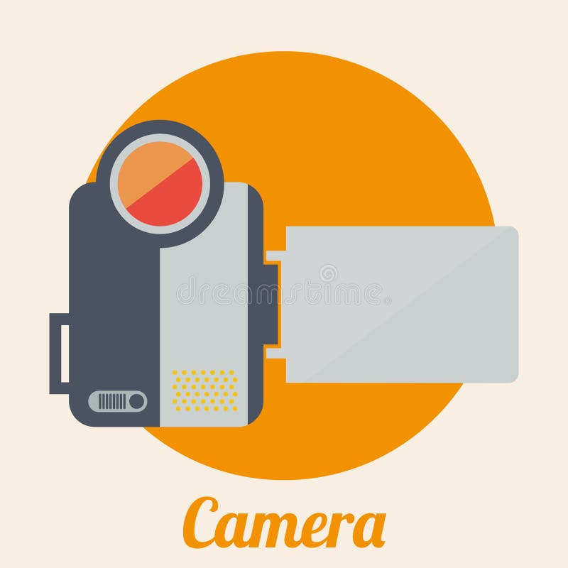 Camera design stock vector. Illustration of recording - 47341175