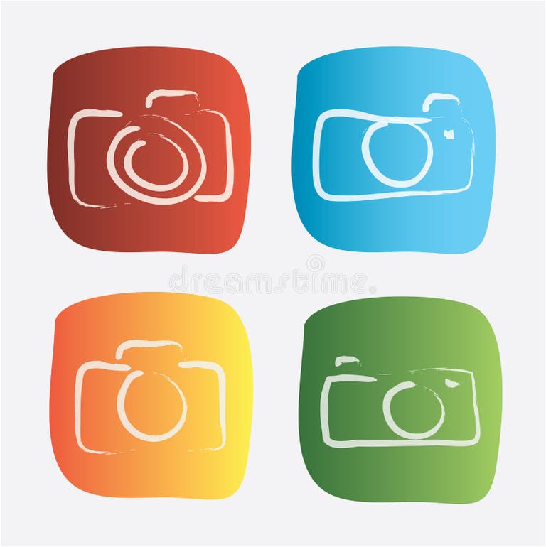 Camera design stock vector. Illustration of digicam, icon - 31420392