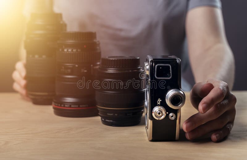 Camera Development from Vintage Old One To Different Modern Lenses ...