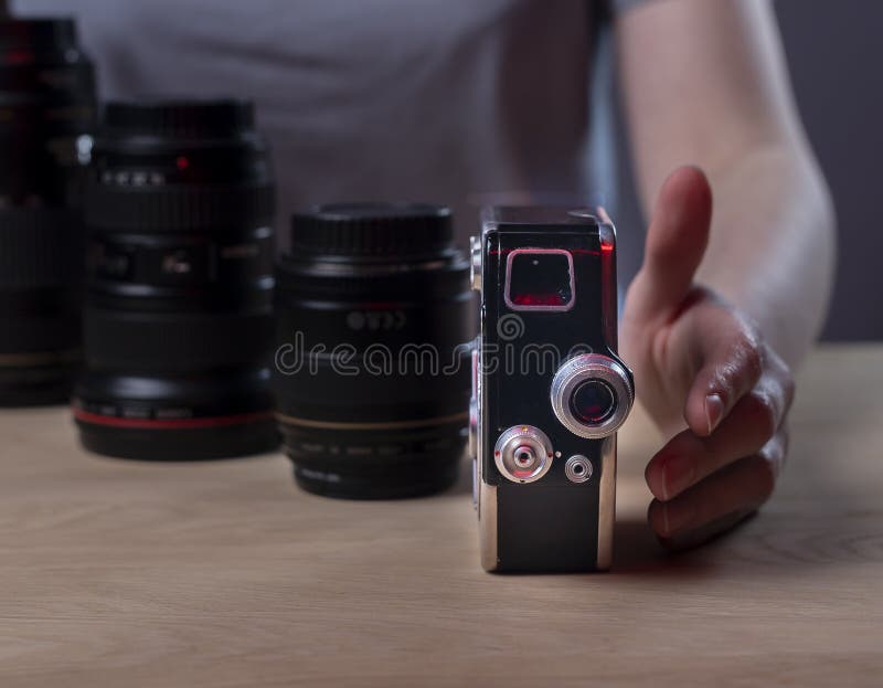 Camera Development from Vintage Retro Old One To Modern Lenses ...