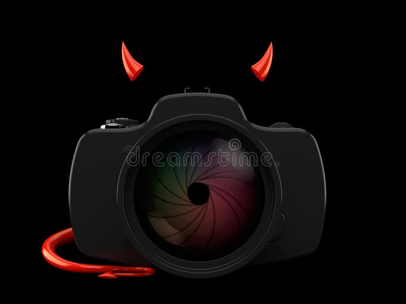 Camera Devil Stock Illustrations – 209 Camera Devil Stock Illustrations ...