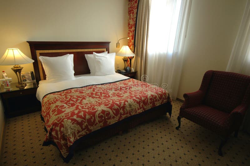 Camera di albergo fotografia stock. Immagine di oltremare - 3607910