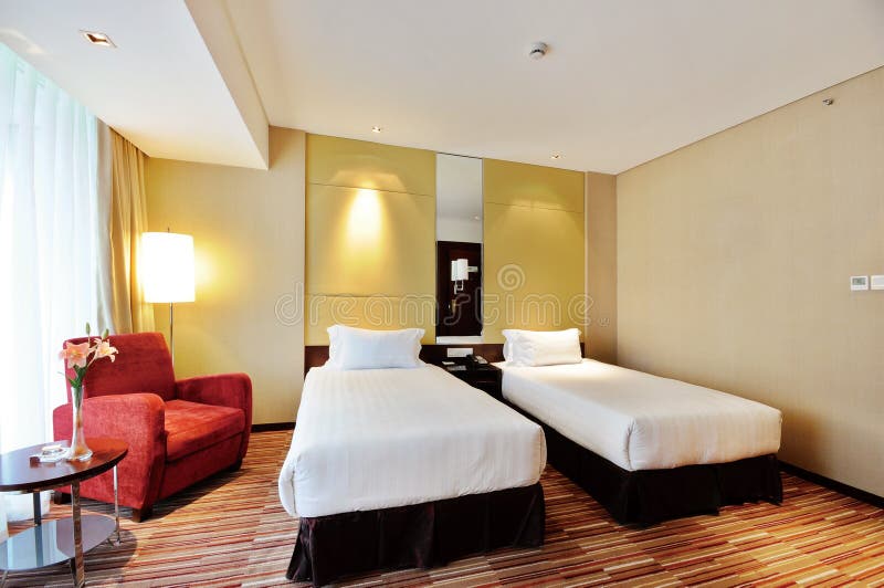 Camera di albergo immagine stock. Immagine di comfy, elegante - 8057561