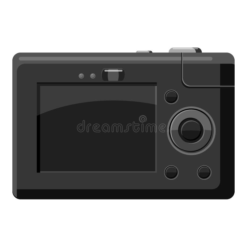 Camera Display Icon, Gray Monochrome Style Stock Vector - Illustration ...