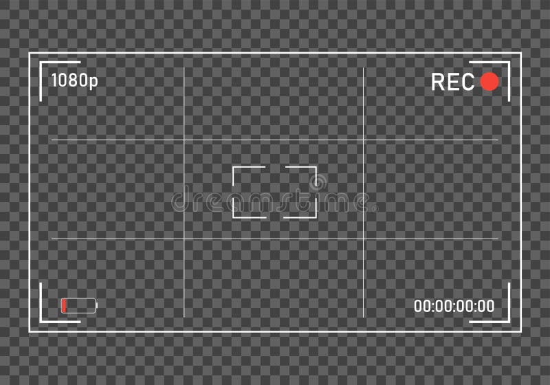 Camera Display Icons and Symbols Stock Vector - Illustration of ...