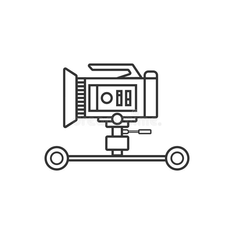 Camera Dolly Cart Icon,Flat Design Element Stock Vector - Illustration ...