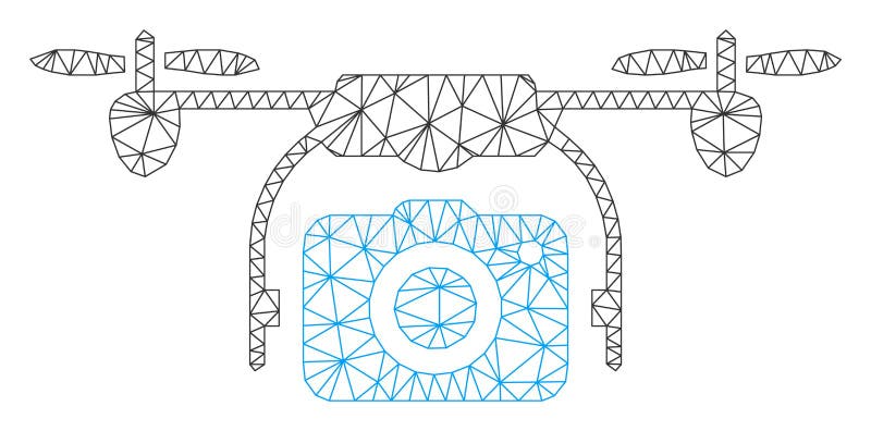 Air Drone Polygonal Frame Vector Mesh Illustration Stock Vector ... Air Drone Polygonal Frame Vector Mesh Illustration Stock Vector ...