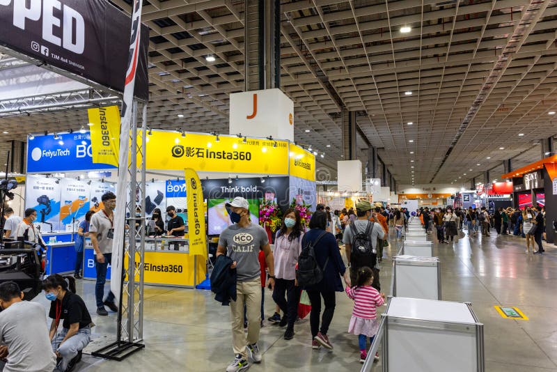 Camera Exhibition in Taiwan Editorial Image - Image of meeting, nangang ...