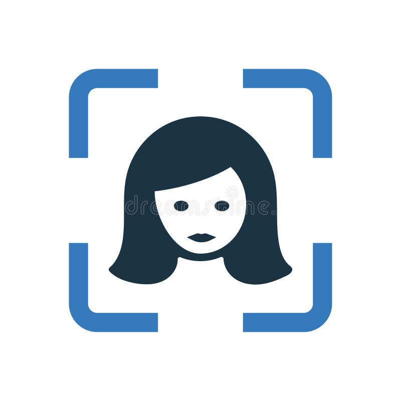 Camera Face Detection Icon Stock Vector Illustration Of Designed