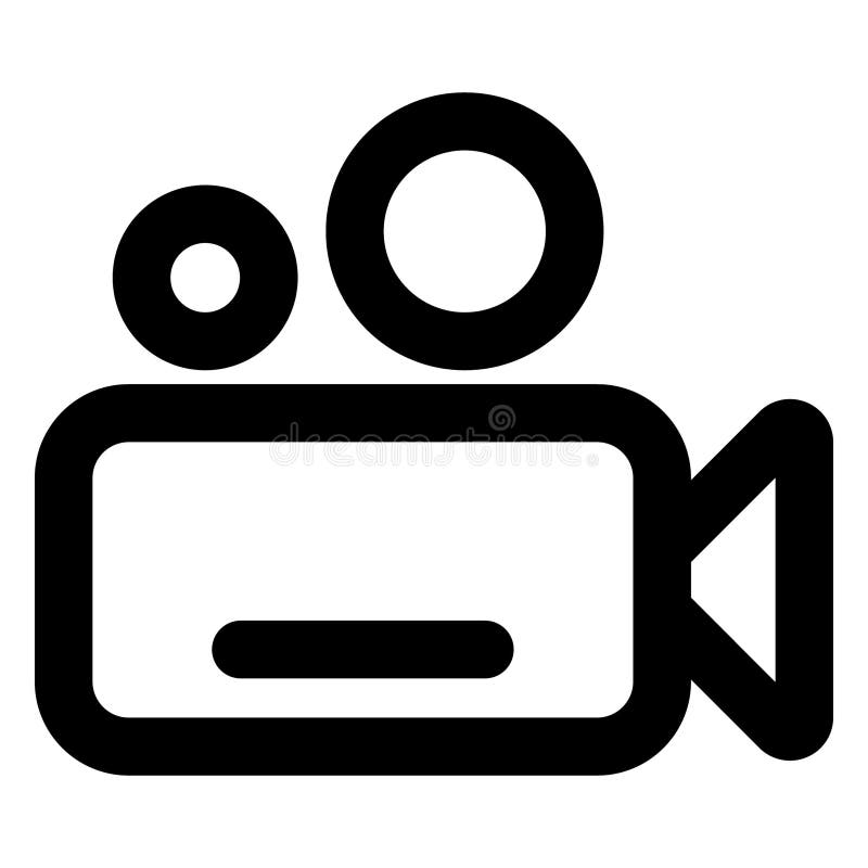 Camera, Film Bold Vector Icon Which Can Be Easily Edited or Modified ...