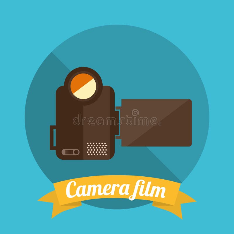 Camera film stock illustration. Illustration of industry - 49760110