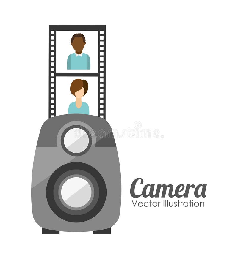 Camera film design stock vector. Illustration of modern - 64056873