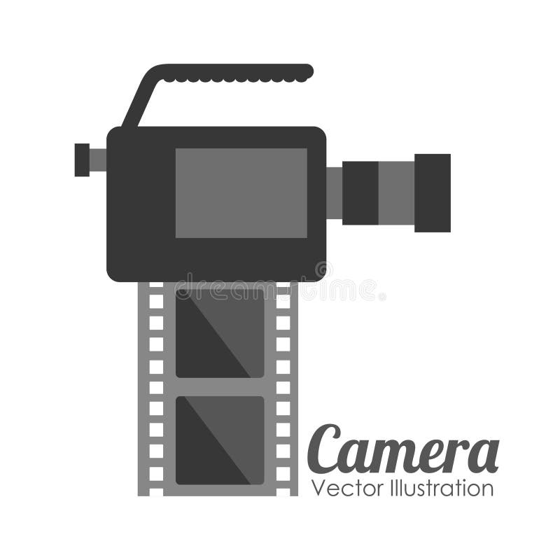 Camera film design stock vector. Illustration of media - 64056876