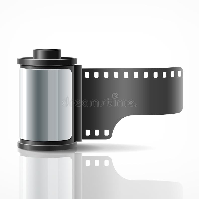 Camera Film Roll Icon, Cartoon Style Stock Vector - Illustration of ...