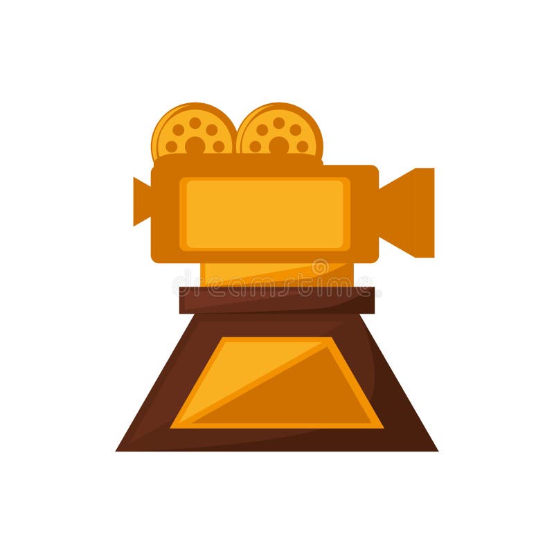 Camera Film Trophy Awards Gold Stock Illustrations – 40 Camera Film ...