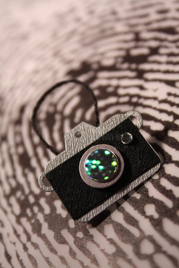 Camera on a fingerprint stock photo. Image of thug, fingerprint - 6978944