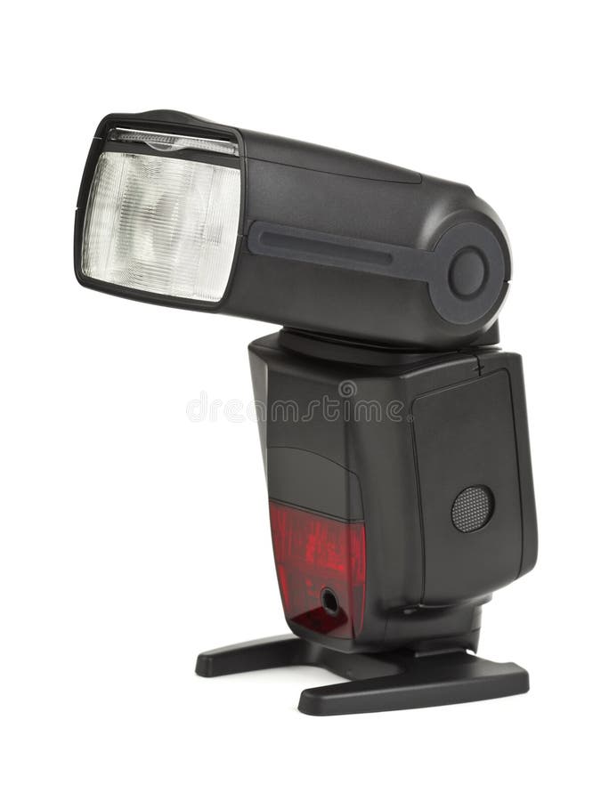 Camera flash stock image. Image of reflector, flashgun - 23385901