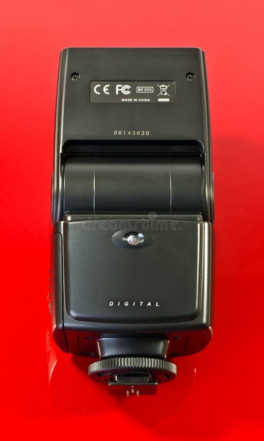 Flashgun stock photo. Image of detail, lighting, closeup - 23404326