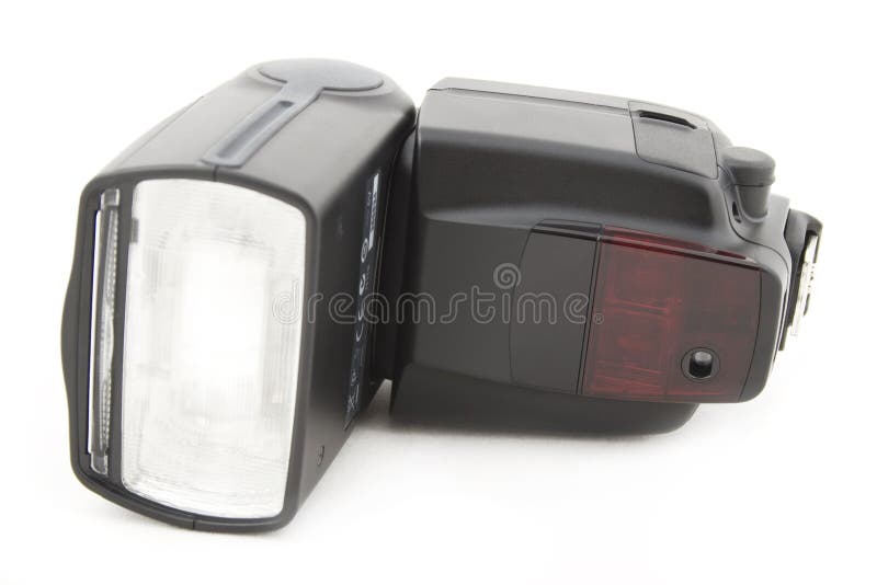 Camera flash stock image. Image of reflector, flashgun - 23385901
