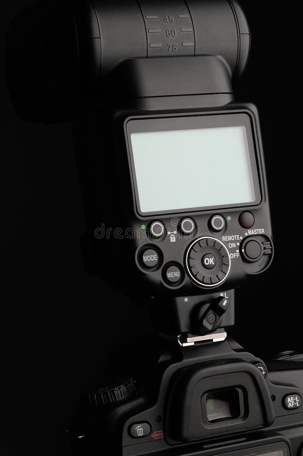 Camera Flash, vertical stock image. Image of studio, shoot - 38596635