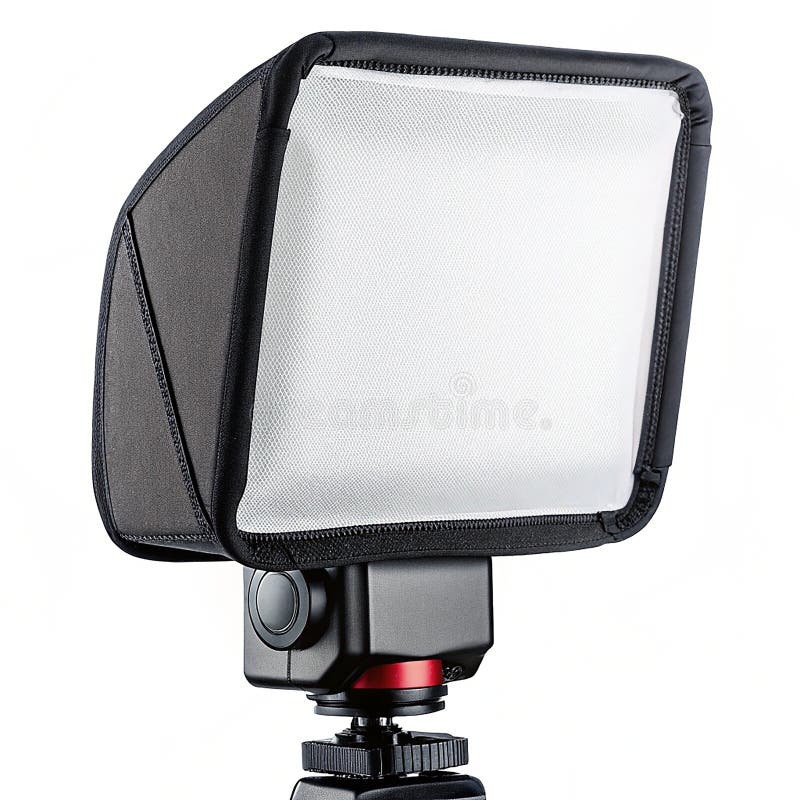 Camera Flash Diffuser for Portraits Stock Illustration - Illustration ...