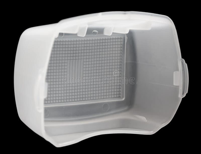 Camera flash diffuser stock photo. Image of black, white - 31898474