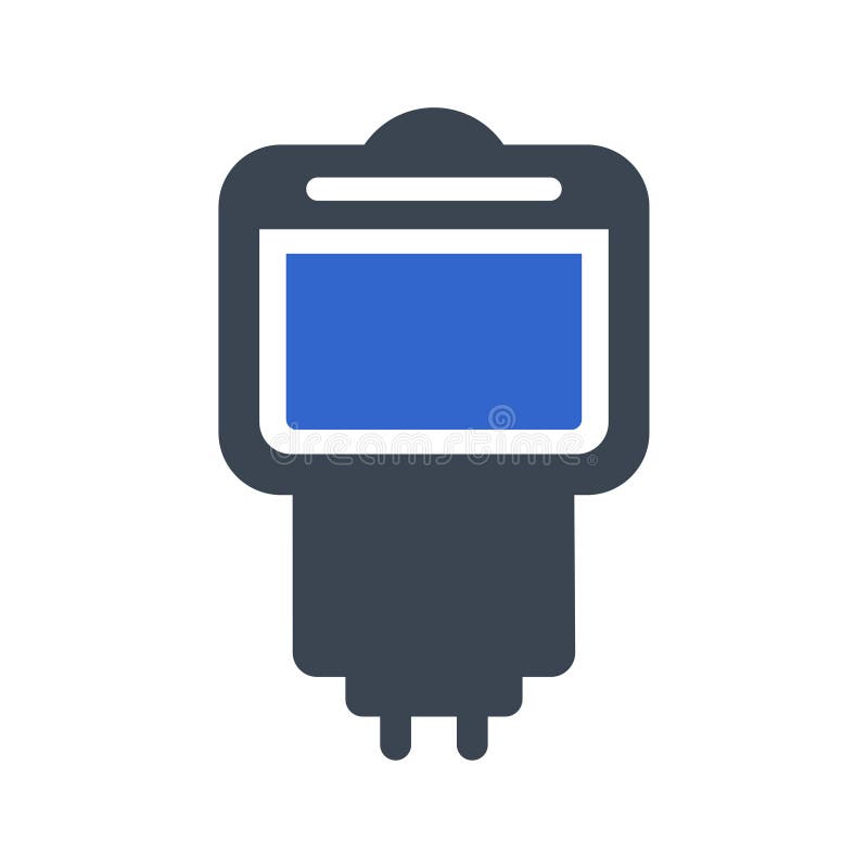 Camera flash icon stock vector. Illustration of dslr - 212679265