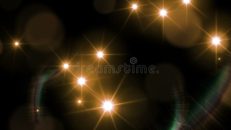 Camera Flash Light on Black Background. Loop Animation. Beautiful Lens ...