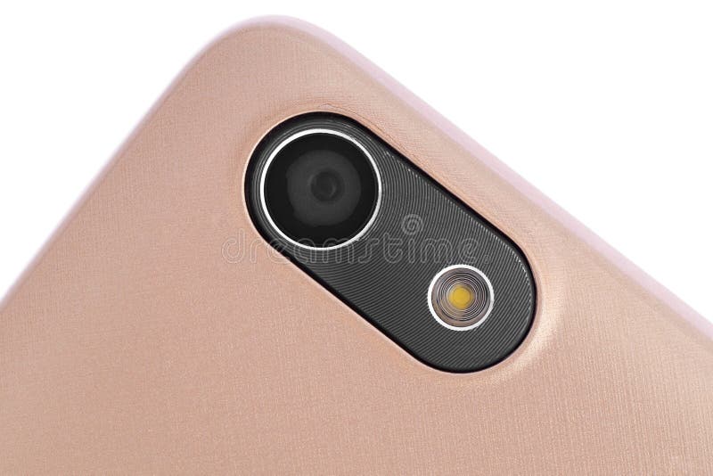 Camera with Flash Smart-phone. Stock Image - Image of chip, eyeglass ...