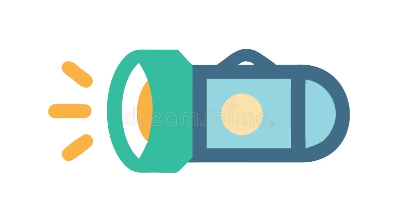 Camera with Flashlight Icon, Photography Lighting Symbol, Vector Design ...